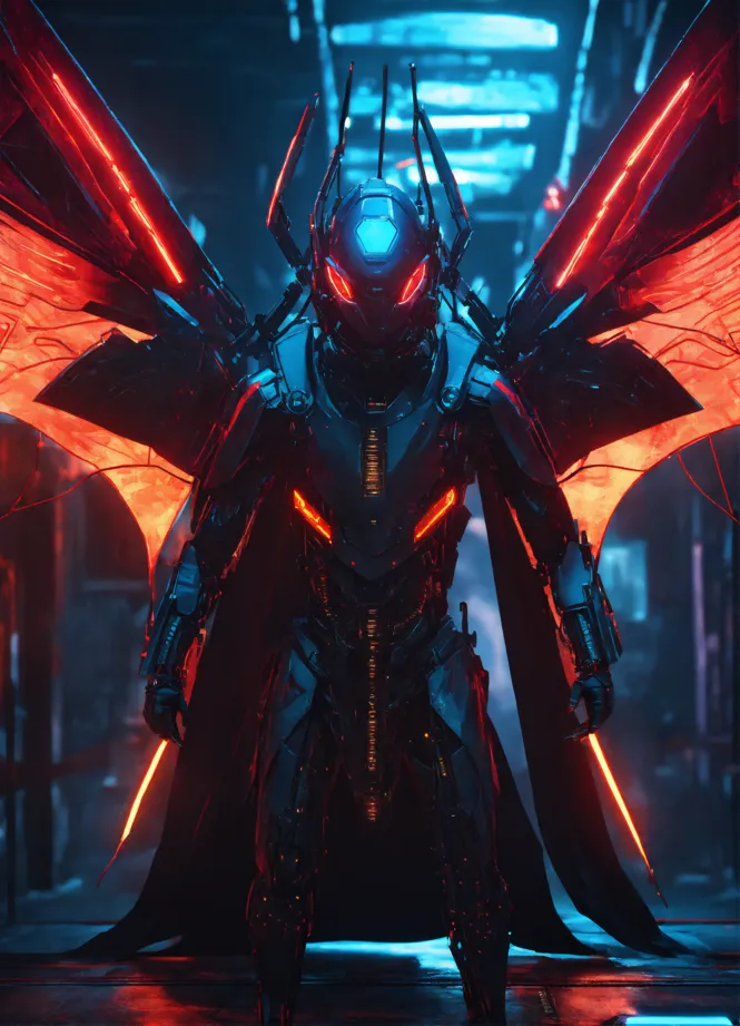 Lexica - cyberpunk wyvern