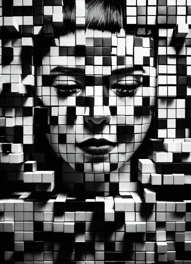 Lexica - realistic pixels