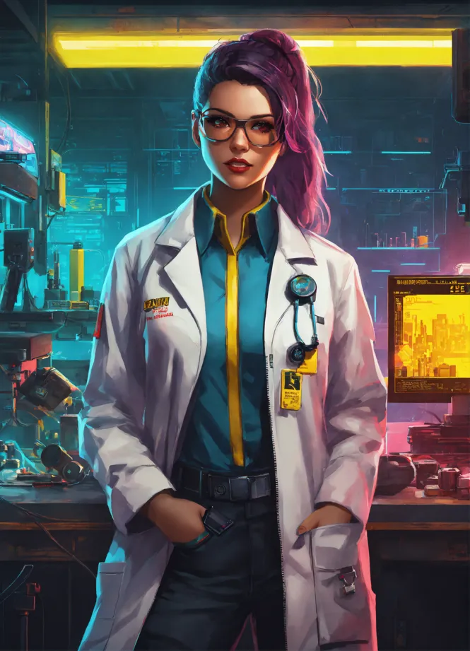 Lexica - white labcoat