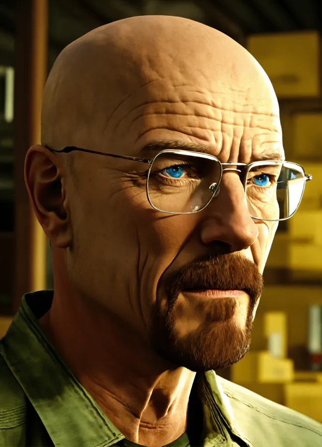 Lexica - walter white in the lab