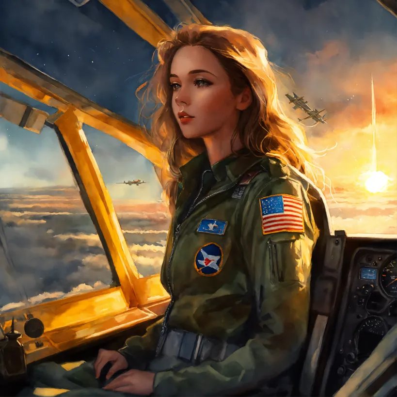 Lexica - ww 2 pinup art