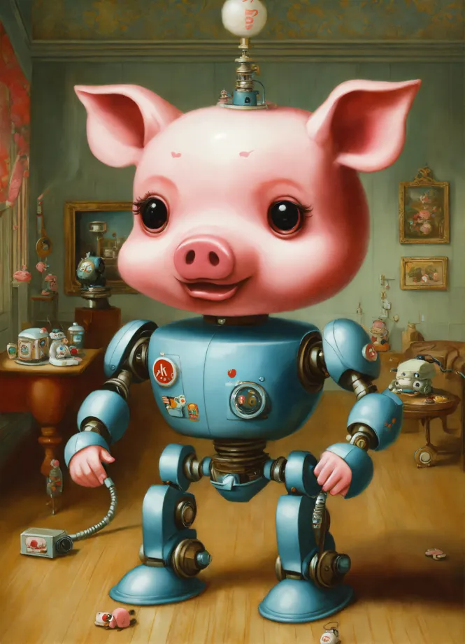 Lexica - cyberpunk pig