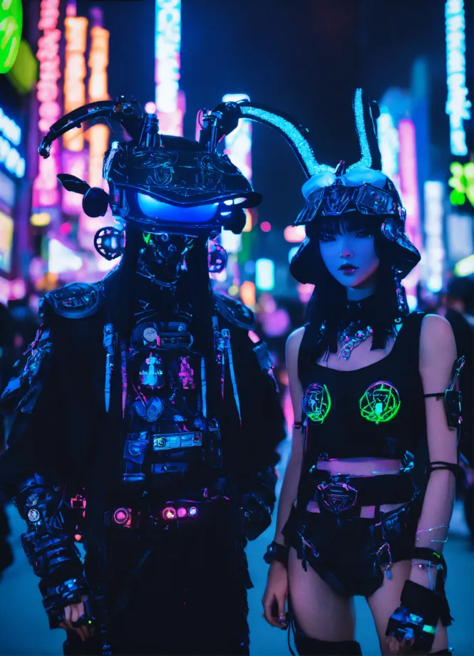 Lexica - cyberpunk couple