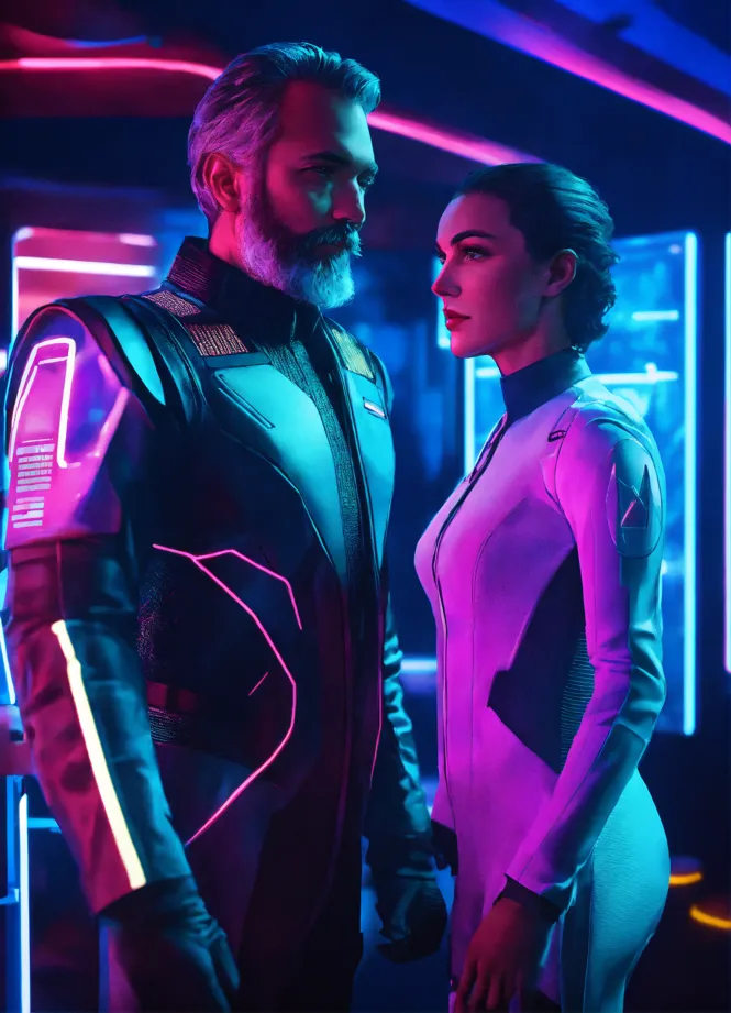 Lexica - cyberpunk couple