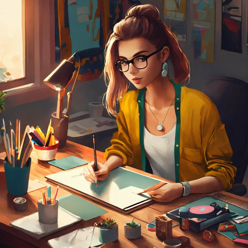 Lexica - drawing ideas for a girl