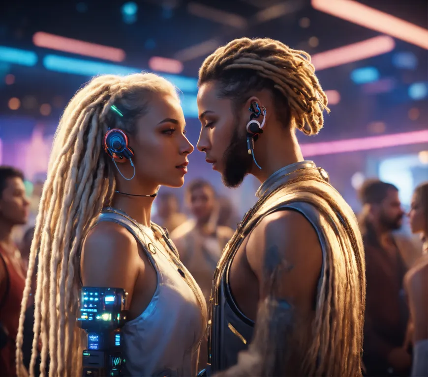 Lexica - cyberpunk couple