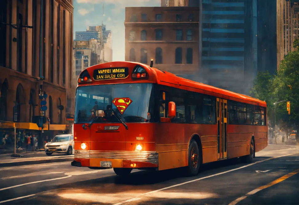 Lexica - bus desain superman
