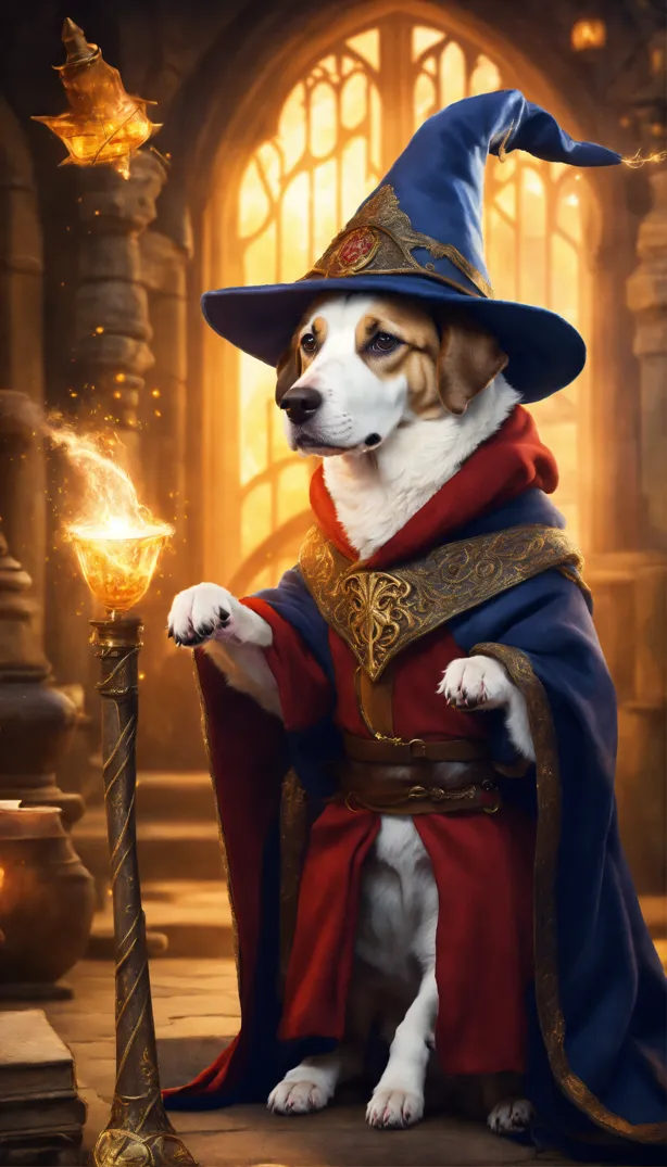 Lexica - dressed as a wizard