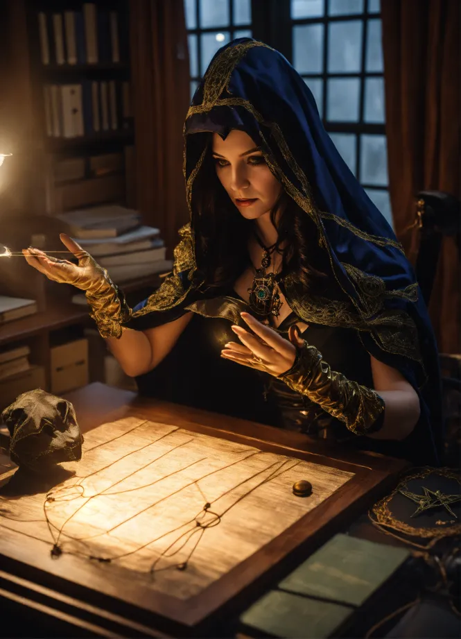 Lexica - spell casting pose