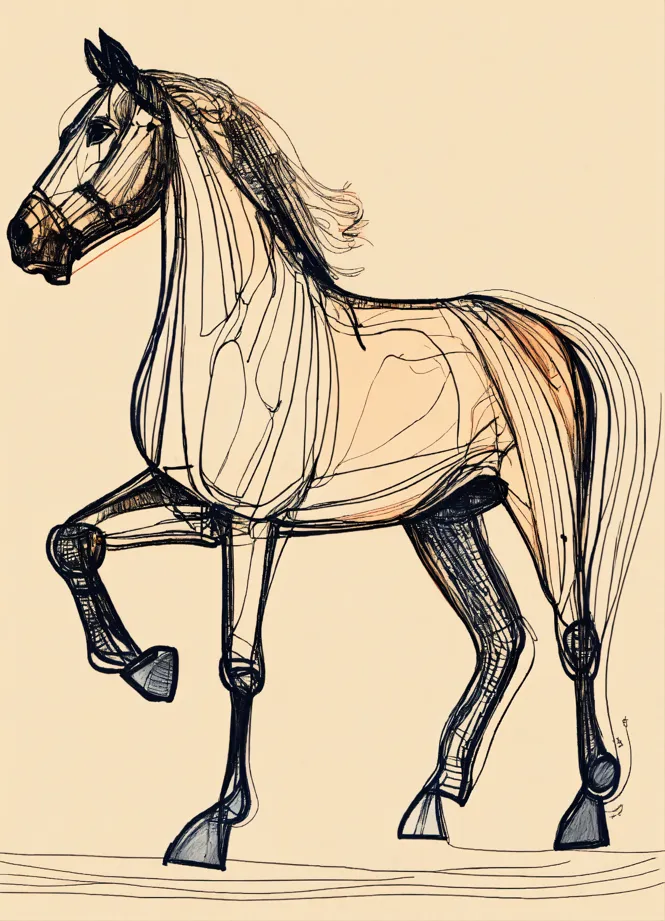 Lexica - full body horse