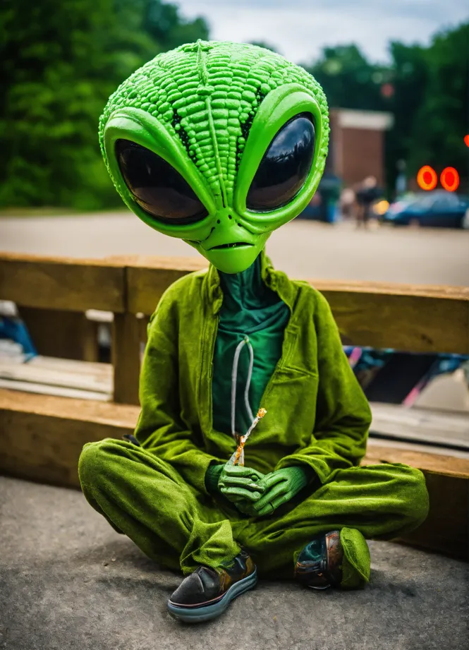 Alien Smoking Memes