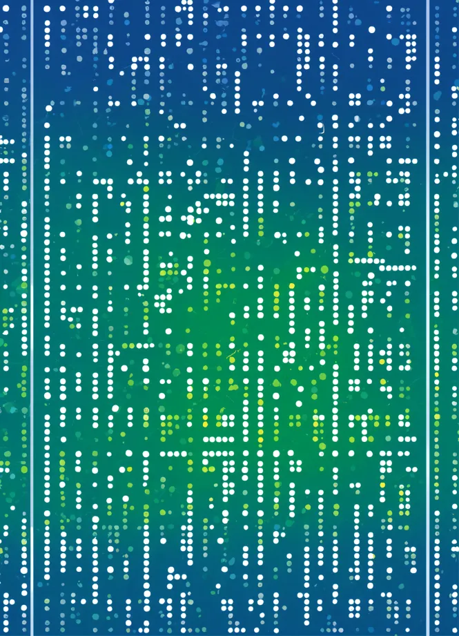Lexica - braille-inspired pattern