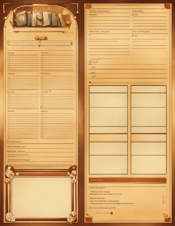 Lexica - asset sheet