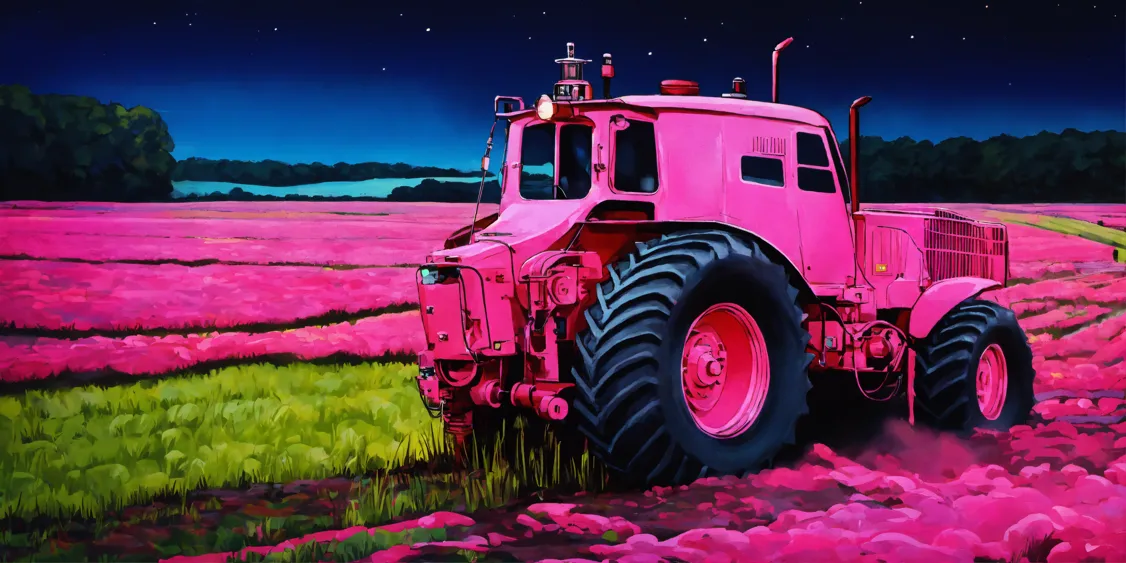 Lexica - pink steam locomotive