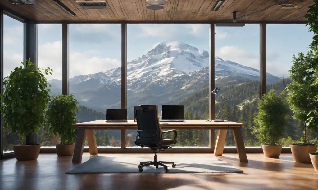 Lexica - workspace at a mountain