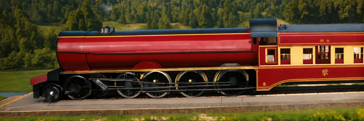 Lexica - pink steam locomotive