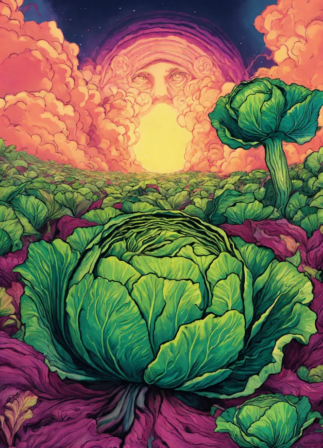 Lexica - is busy picking cabbages