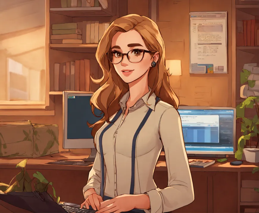 Lexica - office manager girl