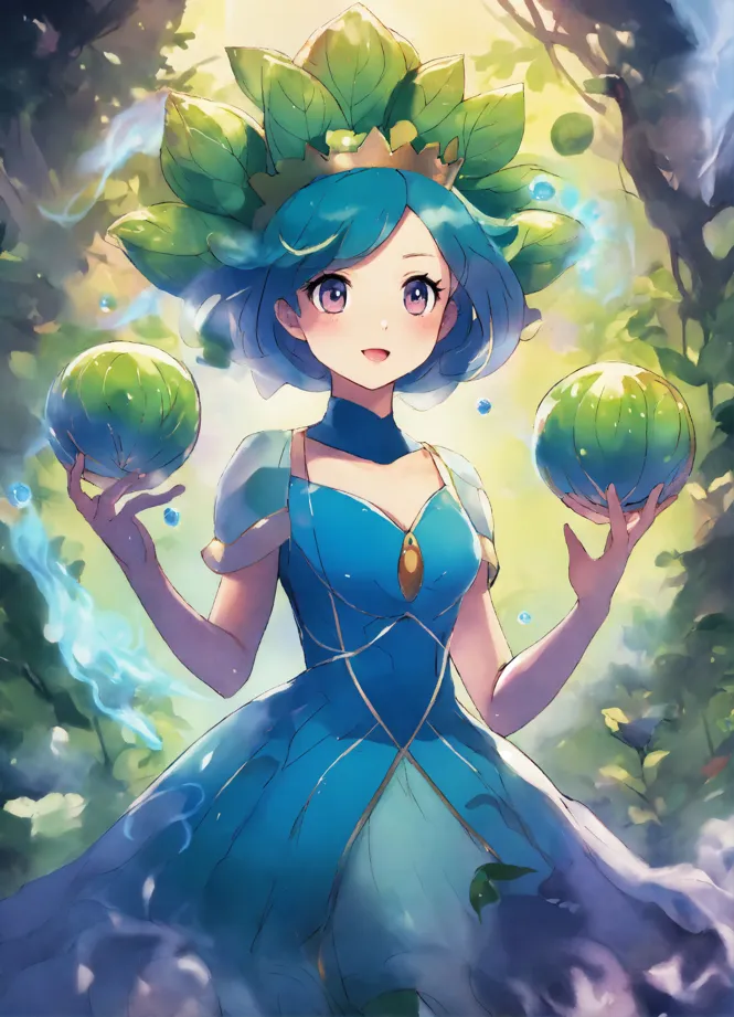 Lexica - giant growth anime girl