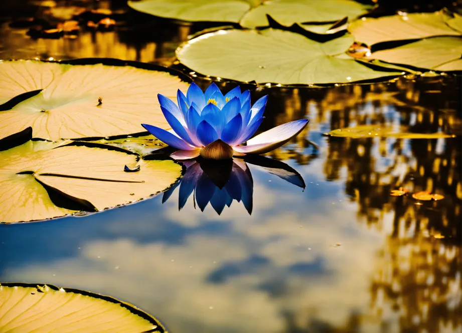 Lexica - blue lotus eyes