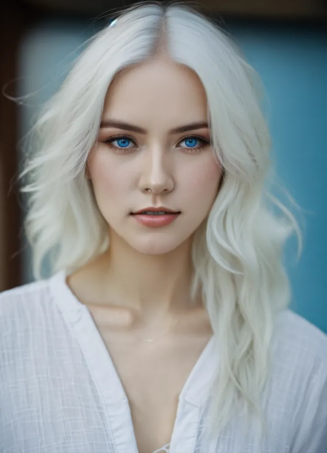 Pale White Skin Blonde Hair