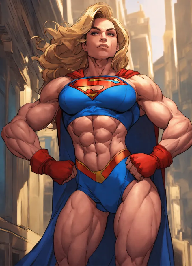 Lexica - muscular supergirl