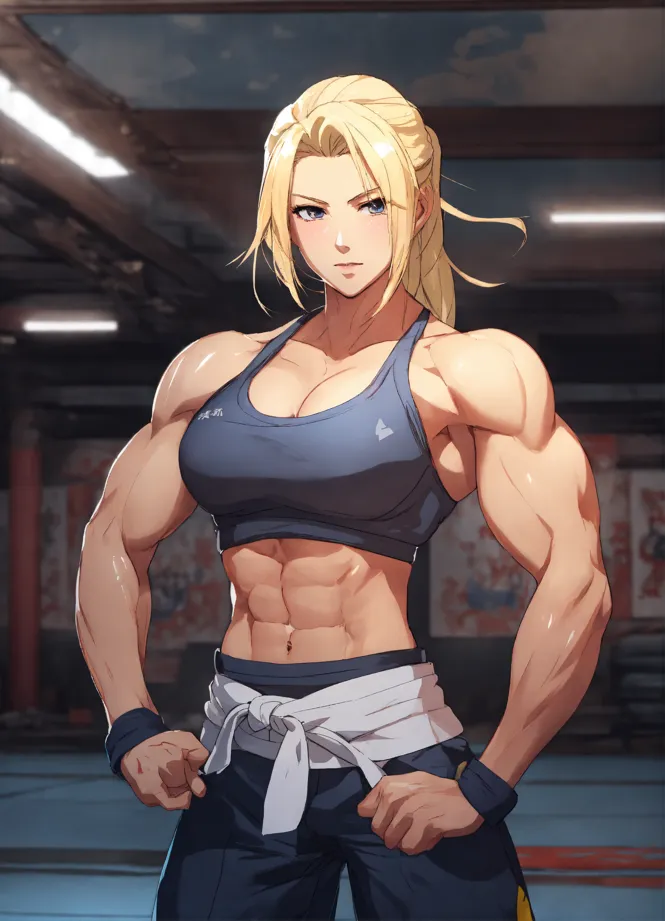 Lexica - Muscle woman