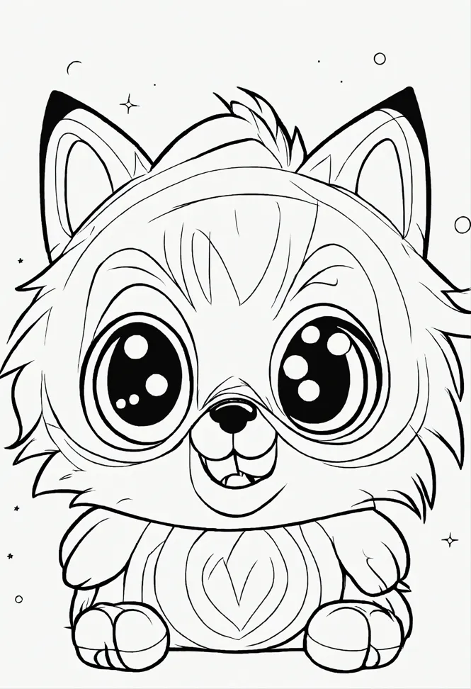 Lps Coloring Pages Fox