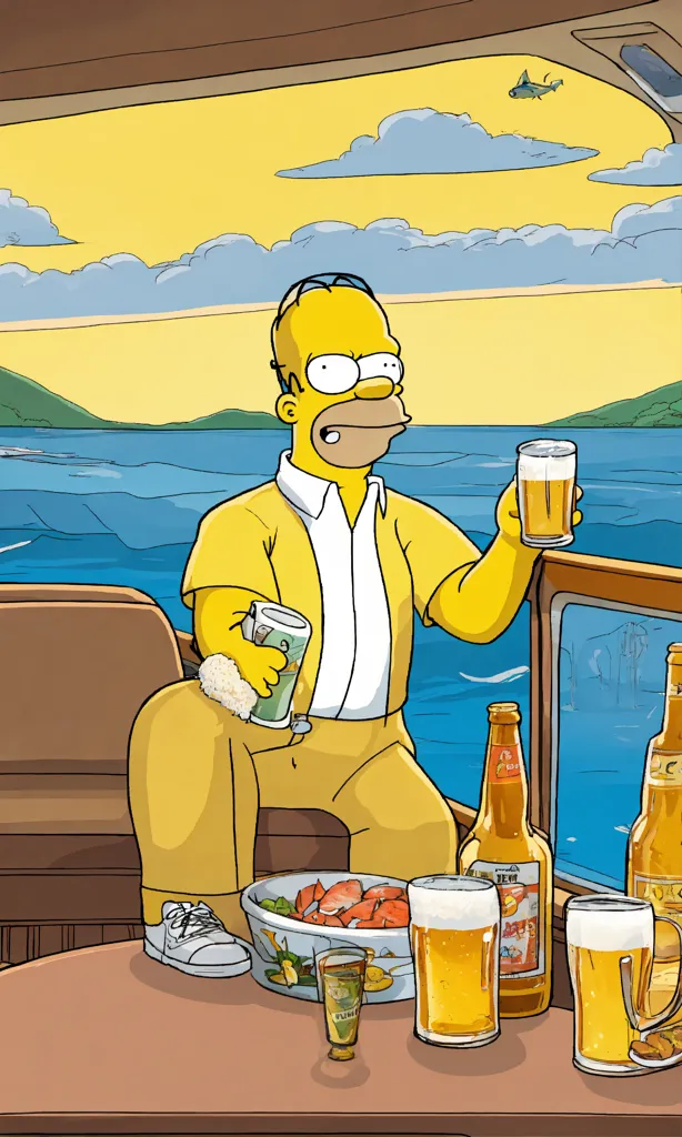 Homer Simpson Fake Skinny