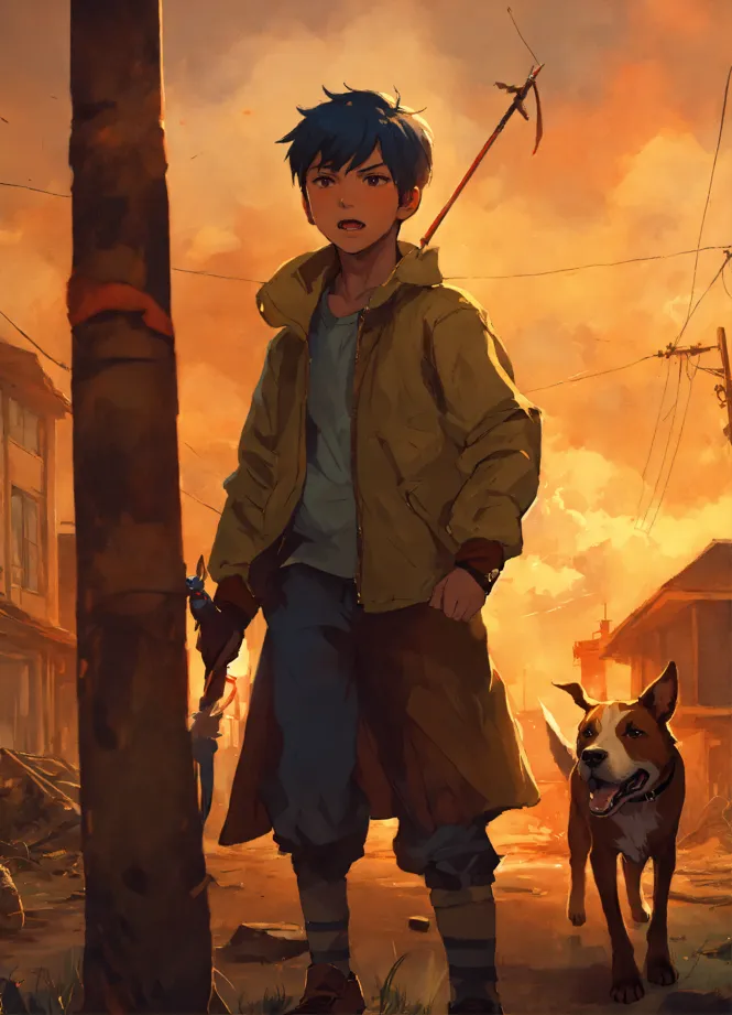 Anime De Macadamia Art Boy