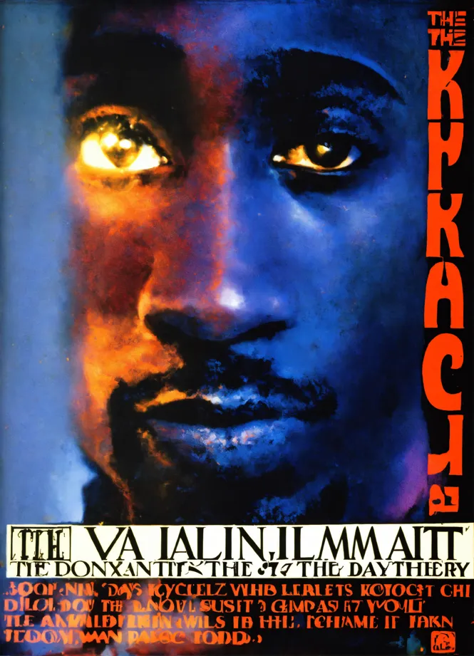 2pac Poster The Don Killuminati The 7 Day Theory Album Cover Poster