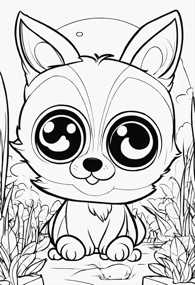 Lps Coloring Pages Fox