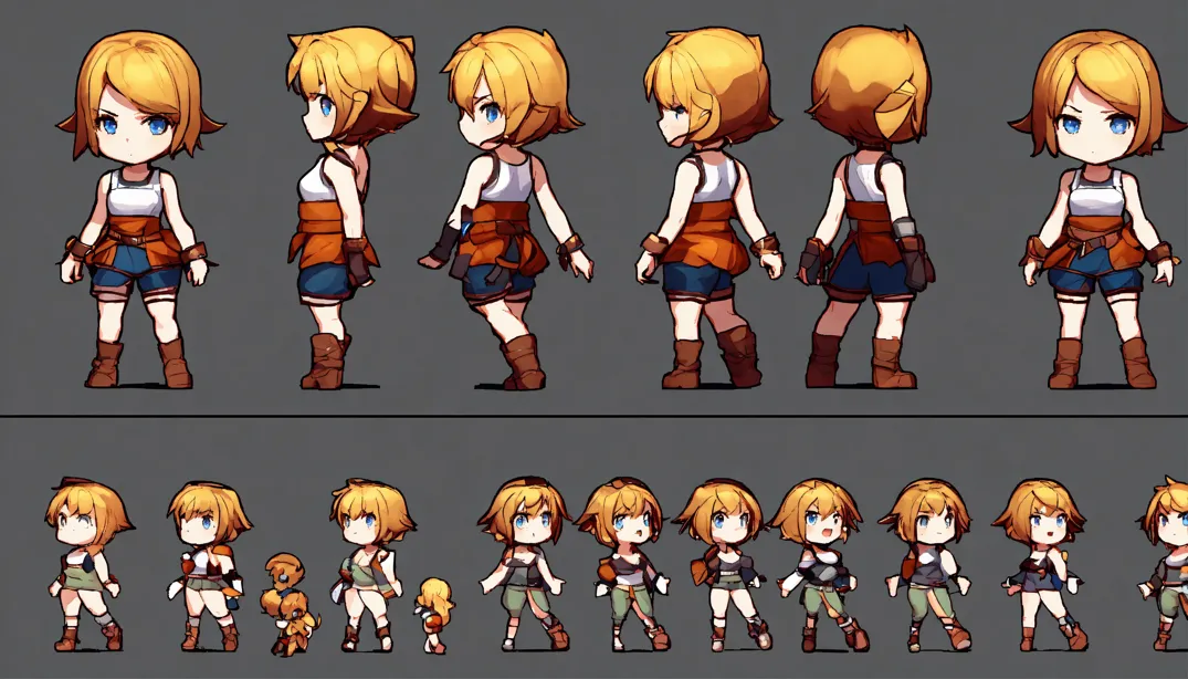 Player Sprites Top View