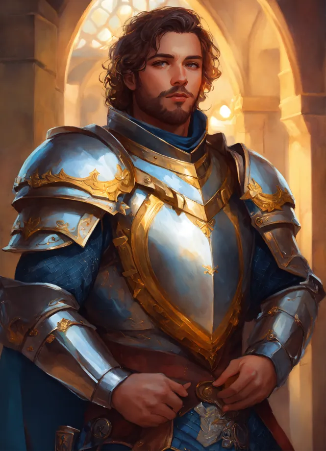 Human Paladin Portrait