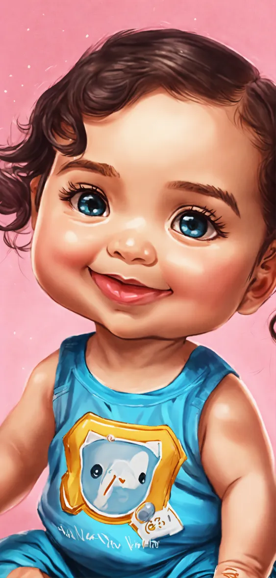 Cute Baby Cartoon Drawing