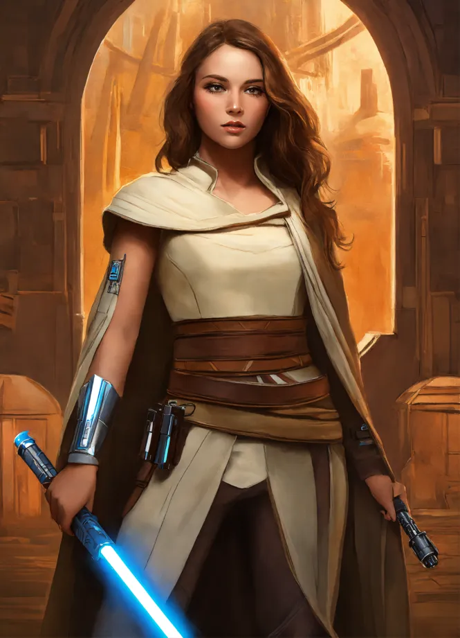 Star Wars Female Jedi Knight