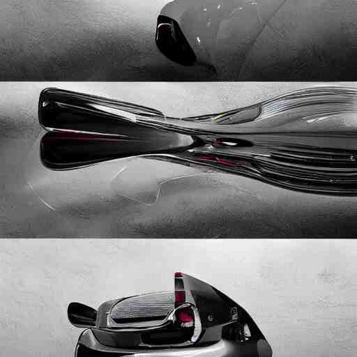 sci-fi sport car f1 hatchback transport design zaha hadid organi ...