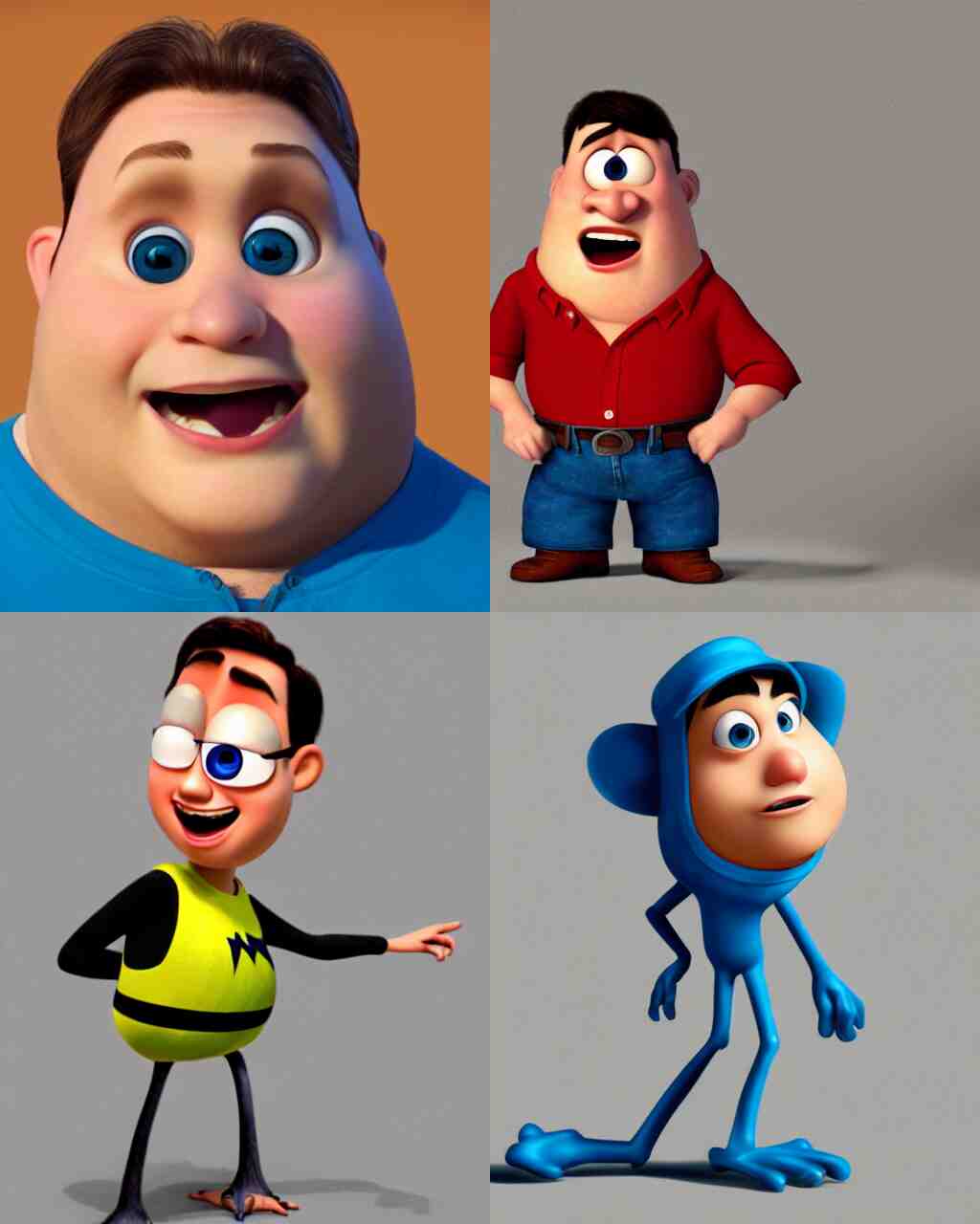 Medium shot of a typical character in the style of Pixar - Arthub.ai